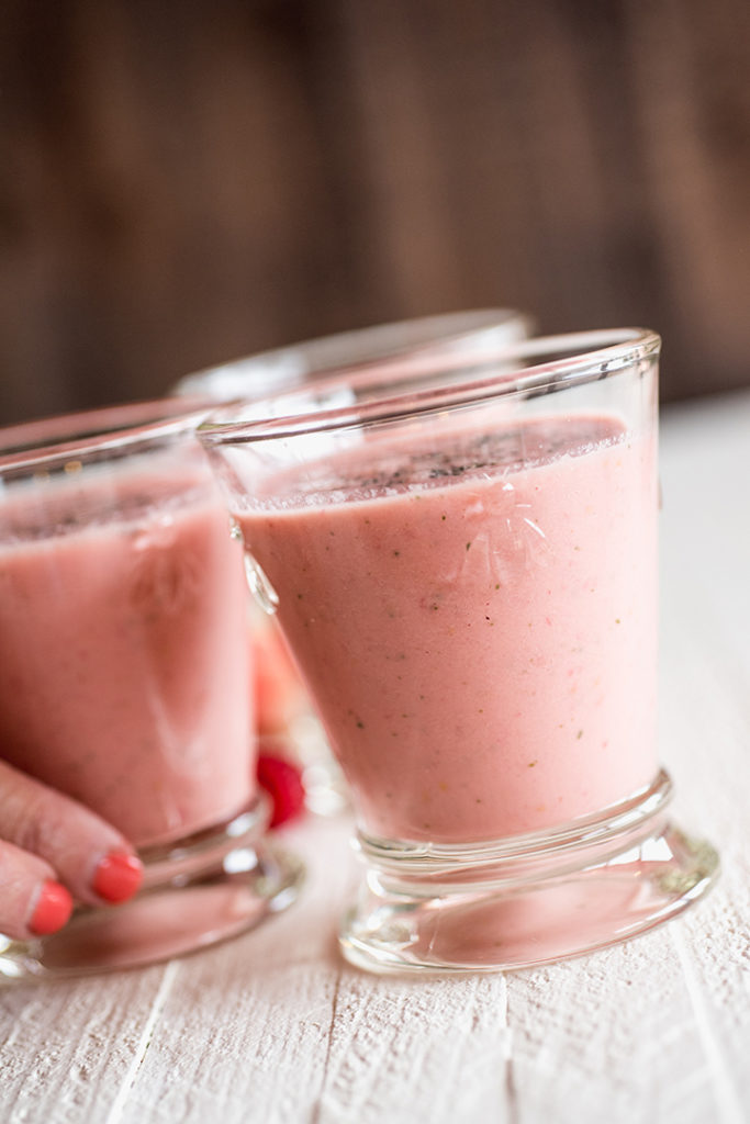 Raspberry Watermelon Smoothie