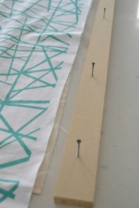 Center Stage: DIY Faux Roman Shade Tutorial from Tiny Sidekick | #Durathon