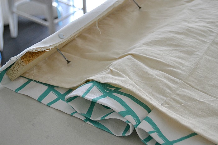 Center Stage: DIY Faux Roman Shade Tutorial from Tiny Sidekick | #Durathon