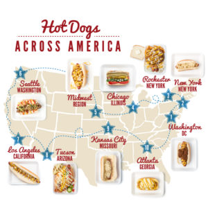 Hot Dog Styles Across America