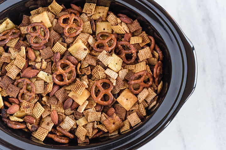 Slow Cooker Party Mix
