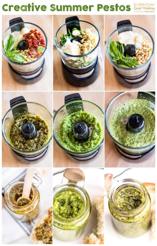 How to Make & Use Creative Summer Pestos