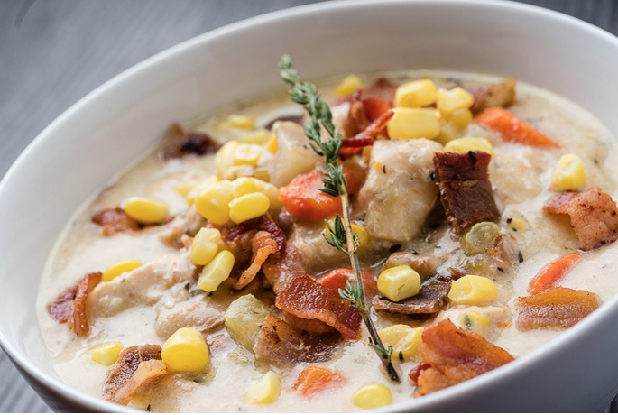 Slow Cooker Chicken and Corn Chowder