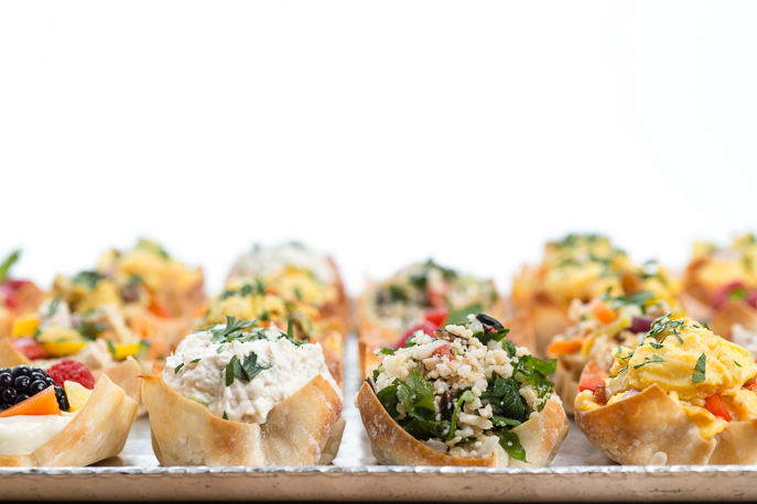 Baked Wonton Cups